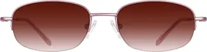 Zenni Classic Oval Eyeglasses Stainless Steel Frame