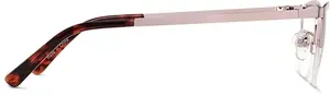 Zenni Retro Rectangle Half Rim Eyeglasses