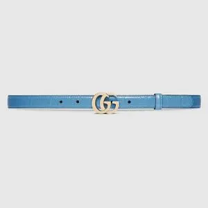 Gucci Gg Milano Thin Belt Leather