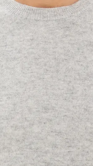 Sablyn Charleston Cashmere Short Sleeve Sweater - Foggy