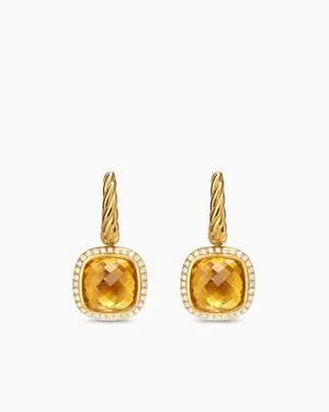 David Yurman Albion Drop Earrings - Citrine