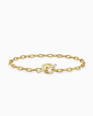 David Yurman Dy Madison Pavé Toggle Chain Bracelet - Diamond
