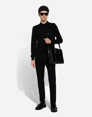 Dolce & Gabbana Calfskin Briefcase - Black