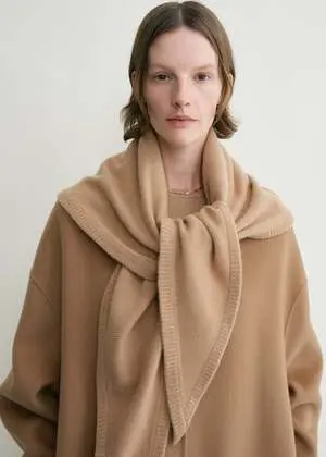 TOTEME Triangle Wool Cashmere Scarf