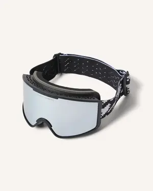 Perfect Moment Houndstooth Ski Goggles - Black-white-houndstooth-print