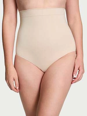 Victoria's Secret Shapewear Victoria Seamlessshaping™ High-waist Brief Panty - Beige
