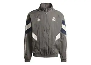 Adidas Real Madrid 2024/25 Lifestyler Anthem Track Top - Charcoal