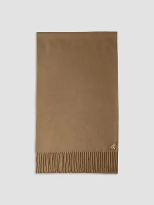 Prada Silk And Cashmere Scarf - Brown