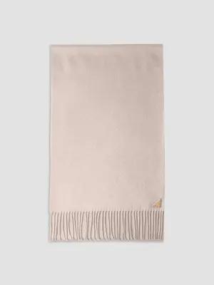 Prada Silk And Cashmere Scarf Pink