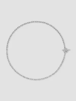 David Yurman Madison Pavé Toggle Chain Necklace In Sterling Silver, 3mm - Diamond