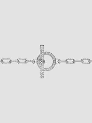 David Yurman Madison Pavé Toggle Chain Necklace In Sterling Silver, 3mm