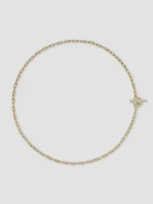 David Yurman Madison Pavé Toggle Chain Necklace In 18k Yellow Gold, 3mm - Diamond