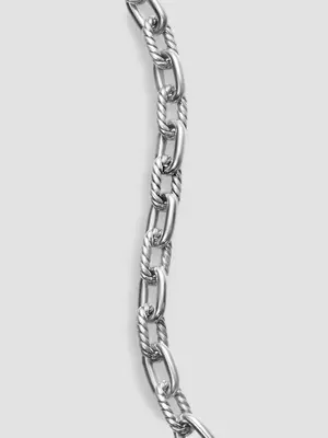 David Yurman Dy Madison Toggle Chain Bracelet In Sterling 5.5mm