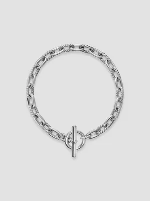 David Yurman Dy Madison Toggle Chain Bracelet In Sterling 5.5mm
