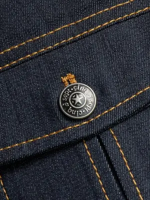 Cinq À Sept Delanie Denim Crop Jacket