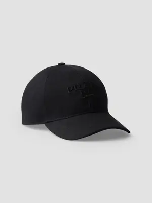 Prada Drill Baseball Cap - Black