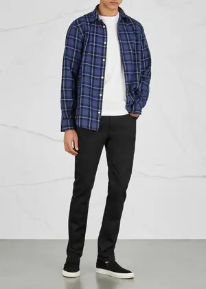 Nudie Jeans Lean Dean Slim-leg Jeans - Black