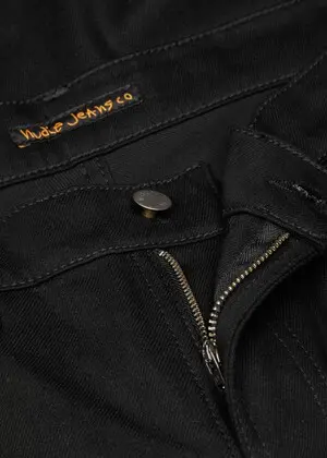 Nudie Jeans Lean Dean Slim-leg Jeans - Black