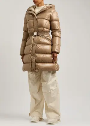 Moncler Bellevue Quilted Nylon Coat