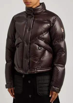 Moncler Day-namic Julier Quilted Jacket - Burgundy