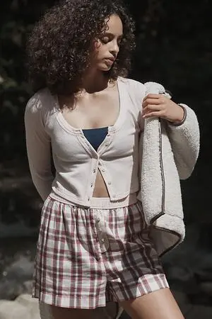 LYREBIRD The Wren Flannel Boxer Shorts