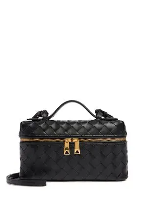 Bottega Veneta BOTTEGA VENETA Leather Vanity Case - Black