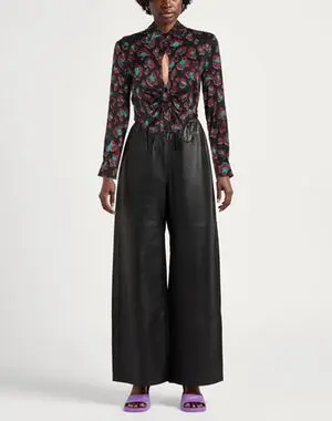 Pinko Leopard Print Satin Shirt