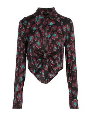 Pinko Leopard Print Satin Shirt