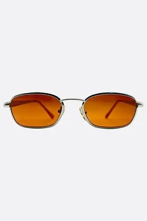 GIANT VINTAGE SUNGLASSES Giant Vintage Left Lane Slim Square Sunglasses - Silver