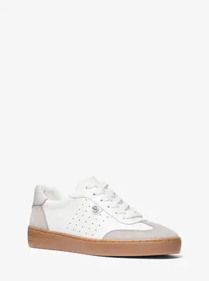 Michael Kors Scotty Leather Sneakers - Grey