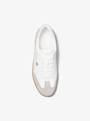 Michael Kors Scotty Leather Sneakers - Grey