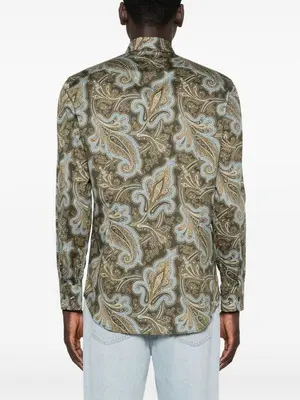 Etro Paisley-print Shirt - Green