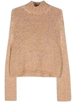 FORTE_FORTE High-neck Jumper