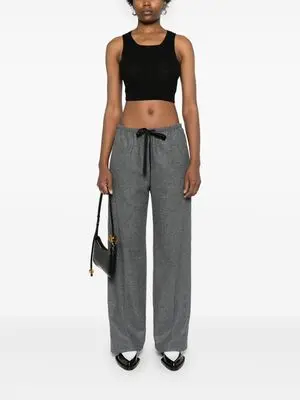 FORTE_FORTE Felted Straight-leg Trousers