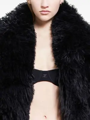COURREGES Long Shearling Coat