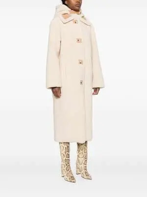 FORTE_FORTE Faux-shearling Coat