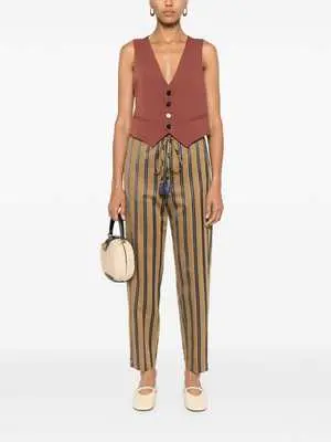 FORTE_FORTE Satin-paneled Waistcoat