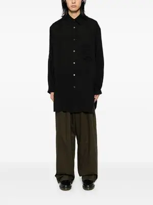 Yohji Yamamoto Loose-fit Trousers - Green