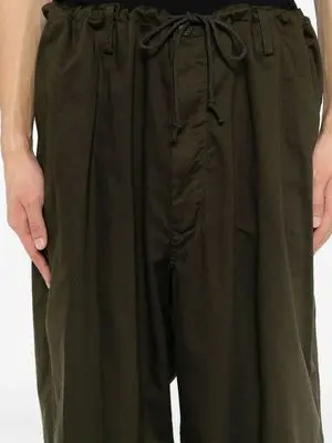 Yohji Yamamoto Loose-fit Trousers - Green