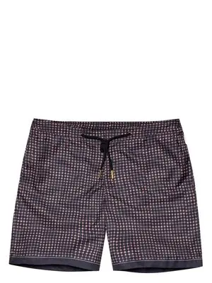 Orlebar Brown Bulldog Drawcord Tiescape Swim Shorts - Blue