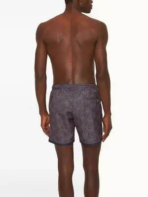 Orlebar Brown Bulldog Drawcord Tiescape Swim Shorts - Blue