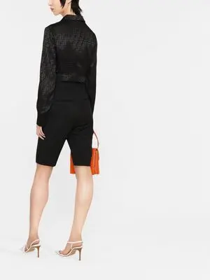 Fendi Ff Pattern Silk Shirt
