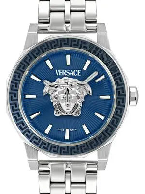 Versace Medusa Deco 43mm Watch - Blue