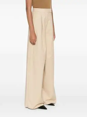 Max Mara Avoriaz Wide Leg Trousers - Neutrals