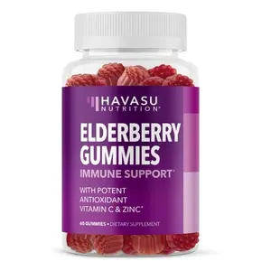 HAVASU NUTRITION Elderberry Gummies For Adults - No Color