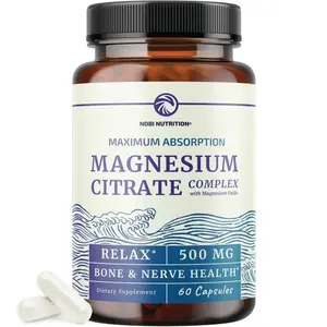 NOBI NUTRITION Magnesium Complex Capsules - No Color