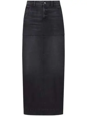 A.L.C. Hunter Cotton Denim Maxi Skirt