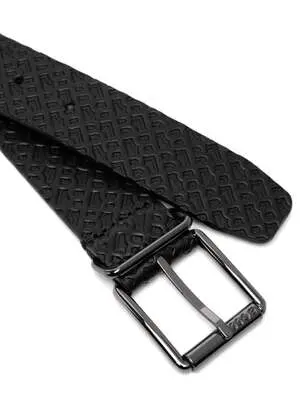 BOSS Roll B Monogram Leather Belt