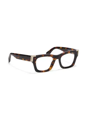 Palm Angels Tortoiseshell Rectangular Glasses