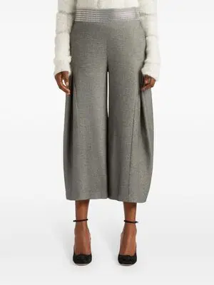 GENNY Wide-leg Cropped Trousers